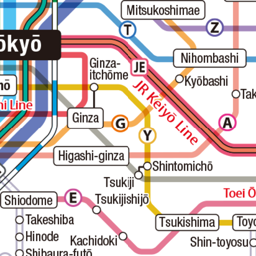 TOKYO METROPOLITAN AREA RAILWAY MAP