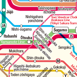 TOKYO METROPOLITAN AREA RAILWAY MAP